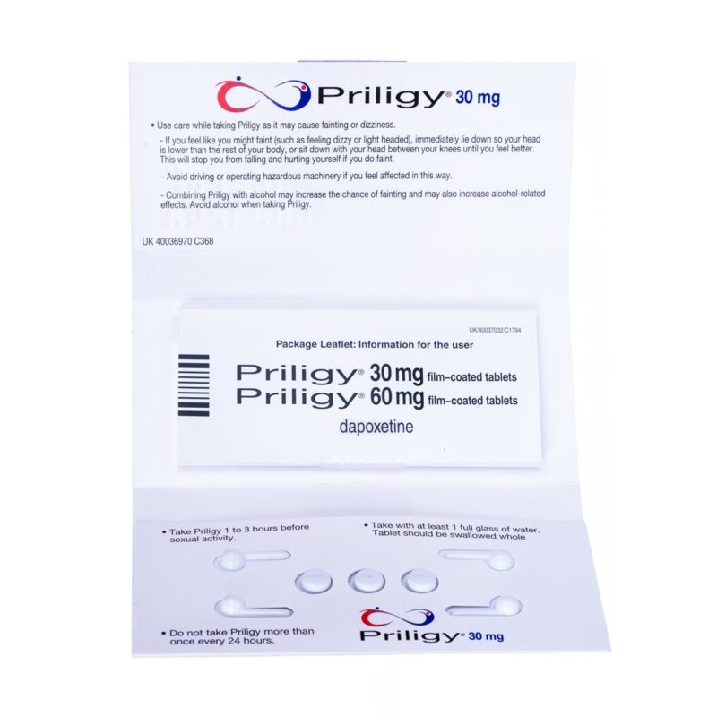 Buy Priligy 30mg (Premature Ejaculation Pills) Online | Daily Chemist