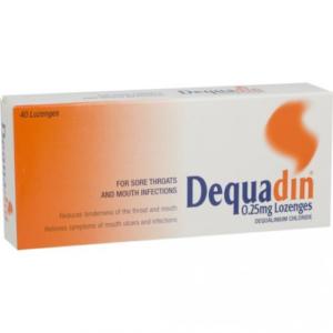 Buy Dequadin Lozenges - 40 lozenges Online | Daily Chemist