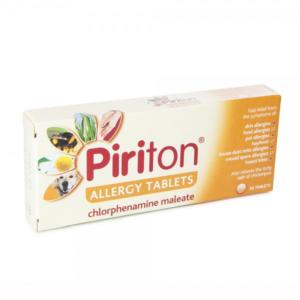 Buy Piriton Allergy 4mg Tablets - 30 tablets Online | Daily Chemist