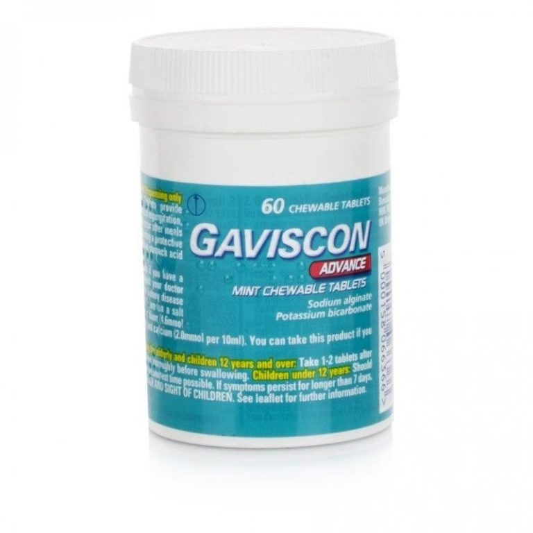 Buy Gaviscon Advance Chewable - 60 mint tablets Online | Daily Chemist