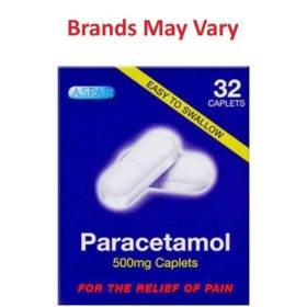 Buy Paracetamol 500mg - 32 caplets Online | Daily Chemist