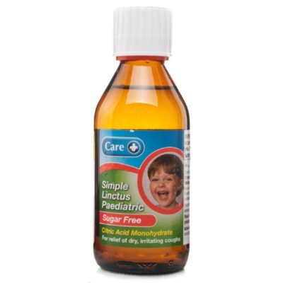 Buy CARE SIMPLE LINCTUS PAED SUGAR FREE - 200ml Online | Daily Chemist