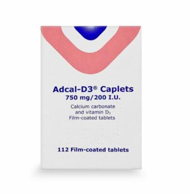 Buy Adcal-D3 750mg/200 I.U - 112 Caplets Online | Daily Chemist