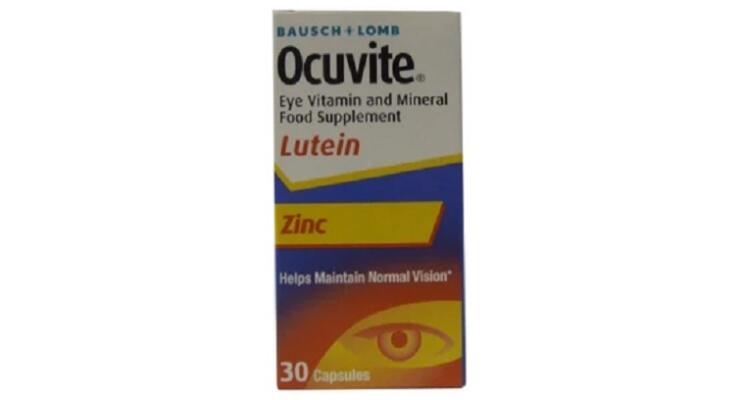 Buy Ocuvite Eye Vitamin & Mineral Supplement Lutein Capsules Pack of 30 ...