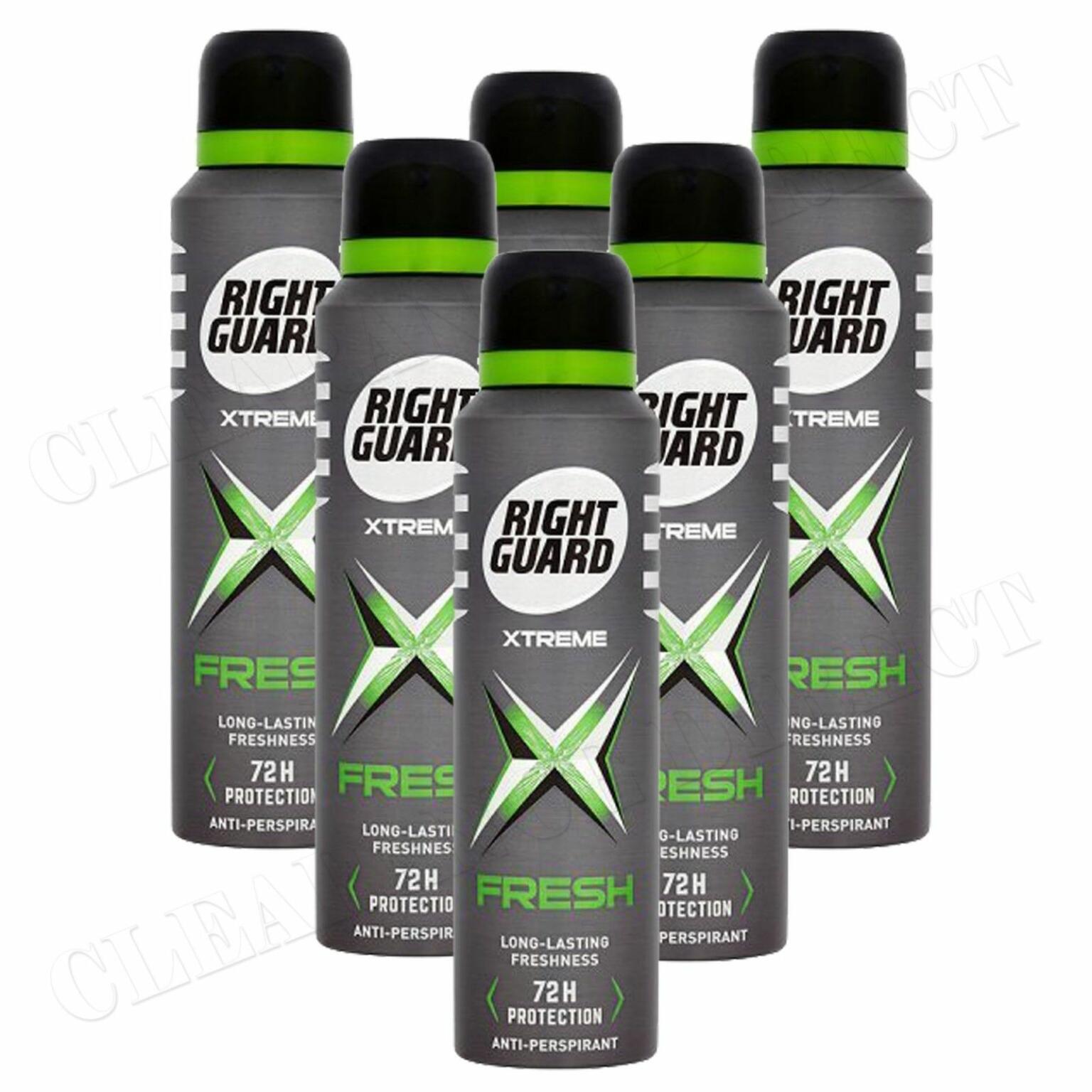 Buy Right Guard Xtreme Fresh 72hr Anti-Perspirant Deodorant 150mlx6Pc ...