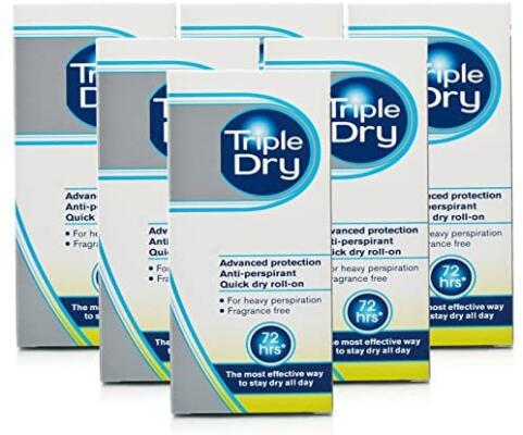 Buy Triple Dry Roll-On - 6 Pack 50mlx6 Pc Pack Online - Daily Chemist