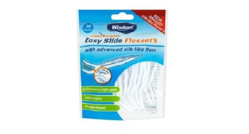 Buy Wisdom Clean Between Easy Slide Flossers Pack of 30 Online | Daily ...