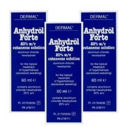 Buy Anhydrol Forte Roll On 20% W/v Cutaneous Solution 60mlx3 Pack ...