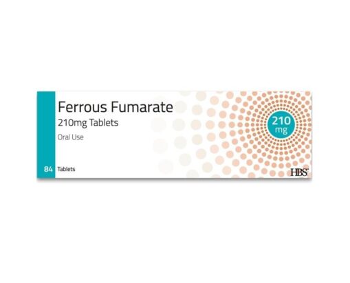 Buy Ferrous Fumarate 210mg Tablets - Pack of 84 Online | Daily Chemist