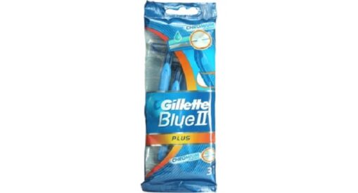Buy Gillette Blue II Disposable Sensitive Razors Pack of 3 Nos Online ...