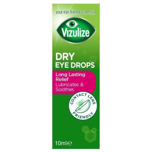 Buy Vizulize Dry Eye Drops 10ml Online | Daily Chemist