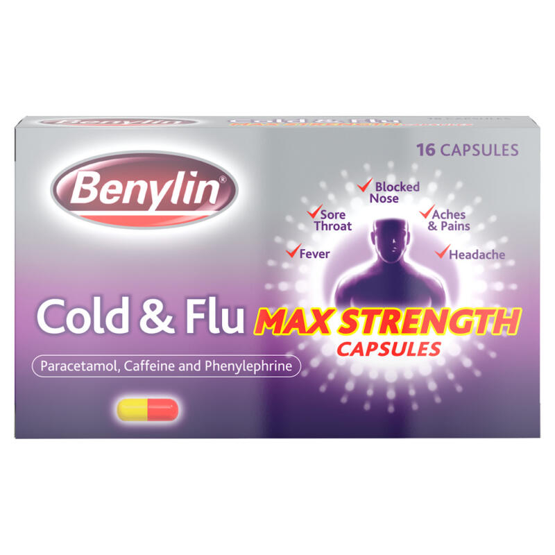 Buy Benylin C&f Max Strength 16 Caps Online | Daily Chemist