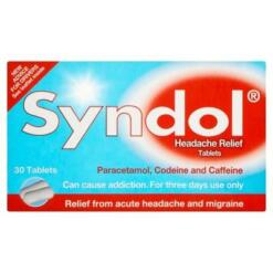 Buy Syndol Headache Relief 30 Tablets Online - Daily Chemist