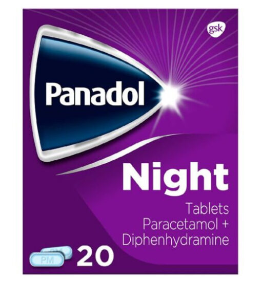 Buy Panadol Nights 20 Tablets Online | Daily Chemist